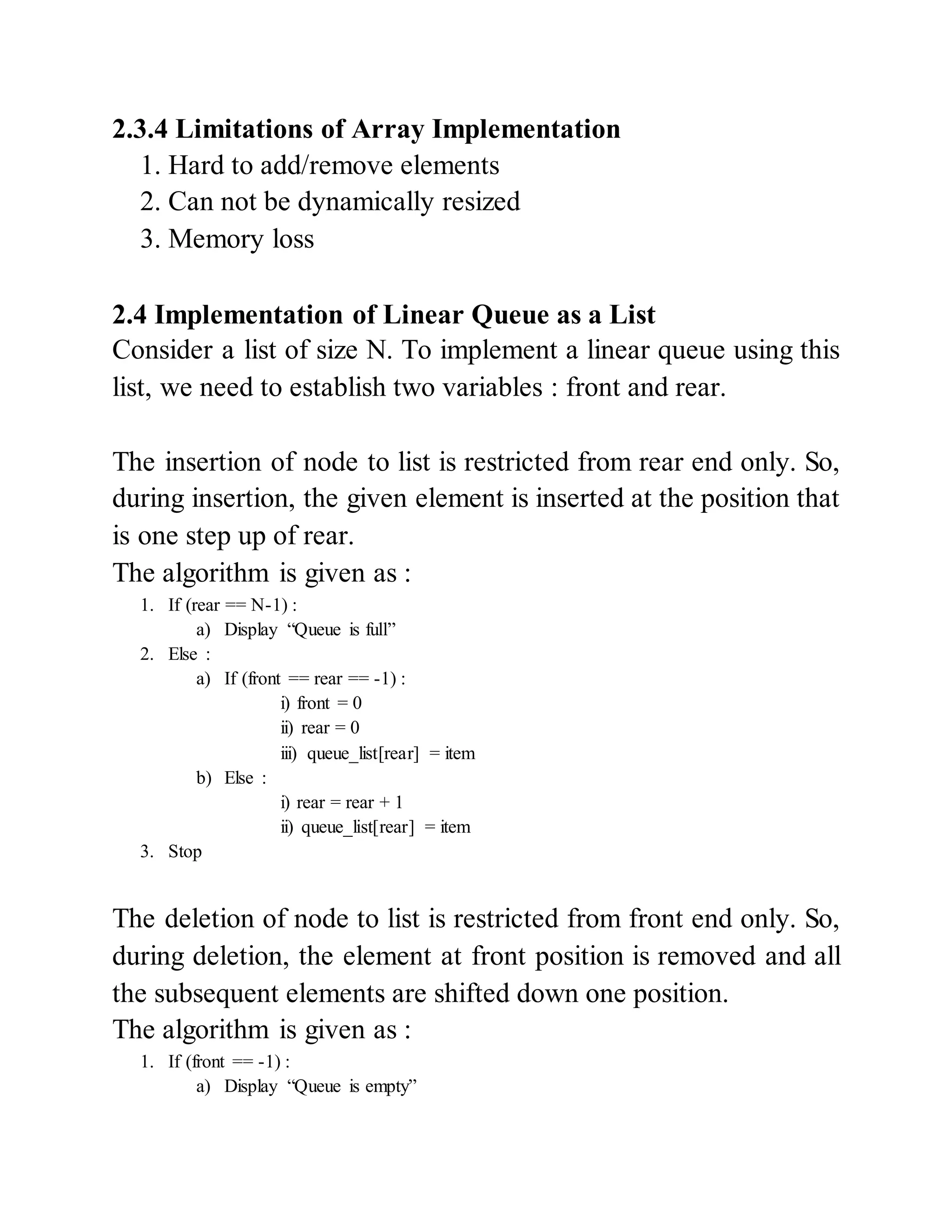 List - Operations and Implementation | PDF
