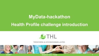 Health Profile Hackathon | PDF | Medical Tests | Medical Health