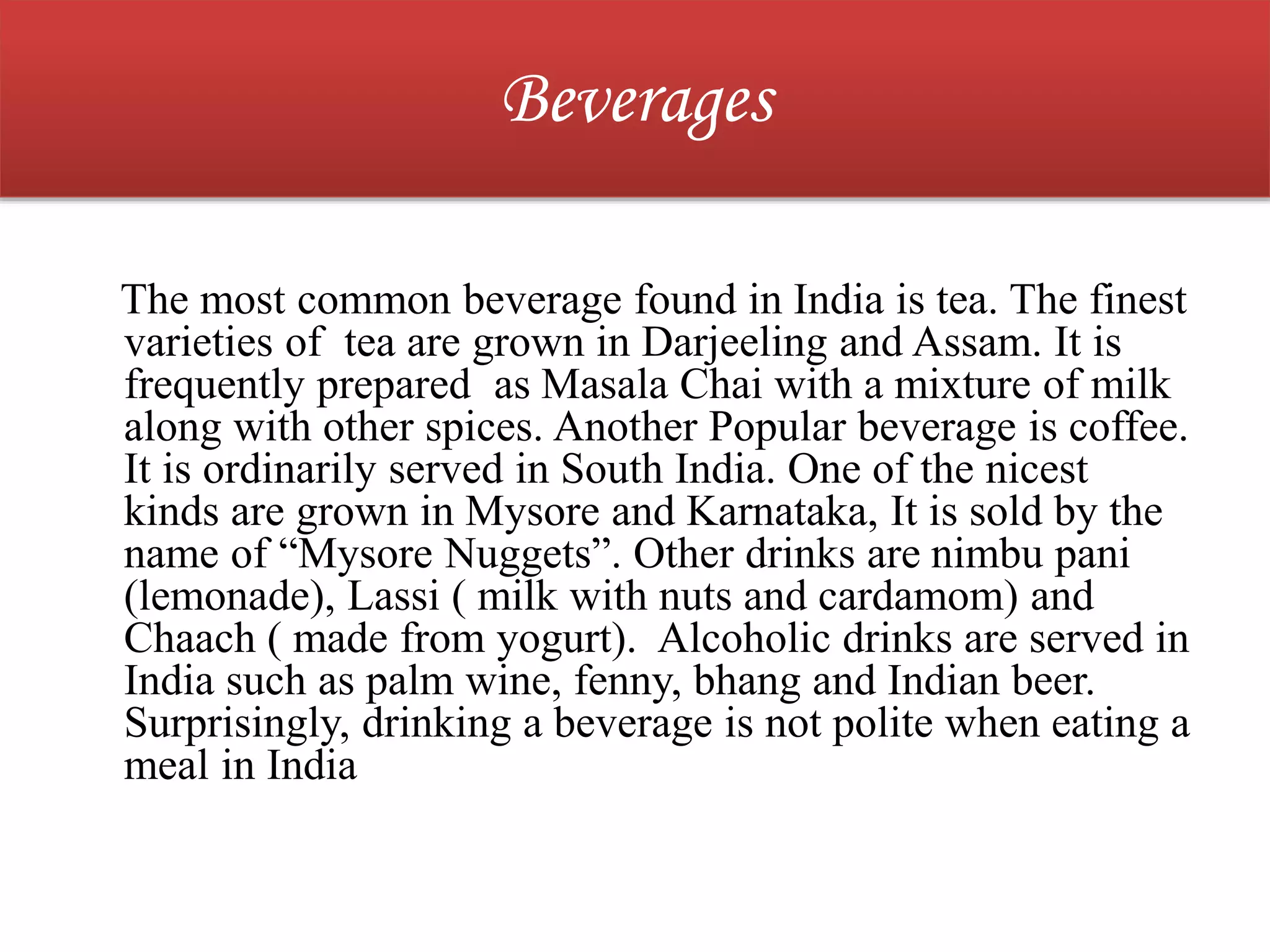 presentation on indian cuisine | PPTX