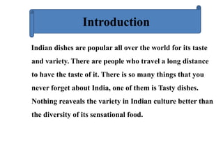 presentation on indian cuisine | PPTX