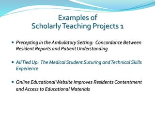 Thmep fac ed ppt #13 research in the scholarship of teaching | PPTX