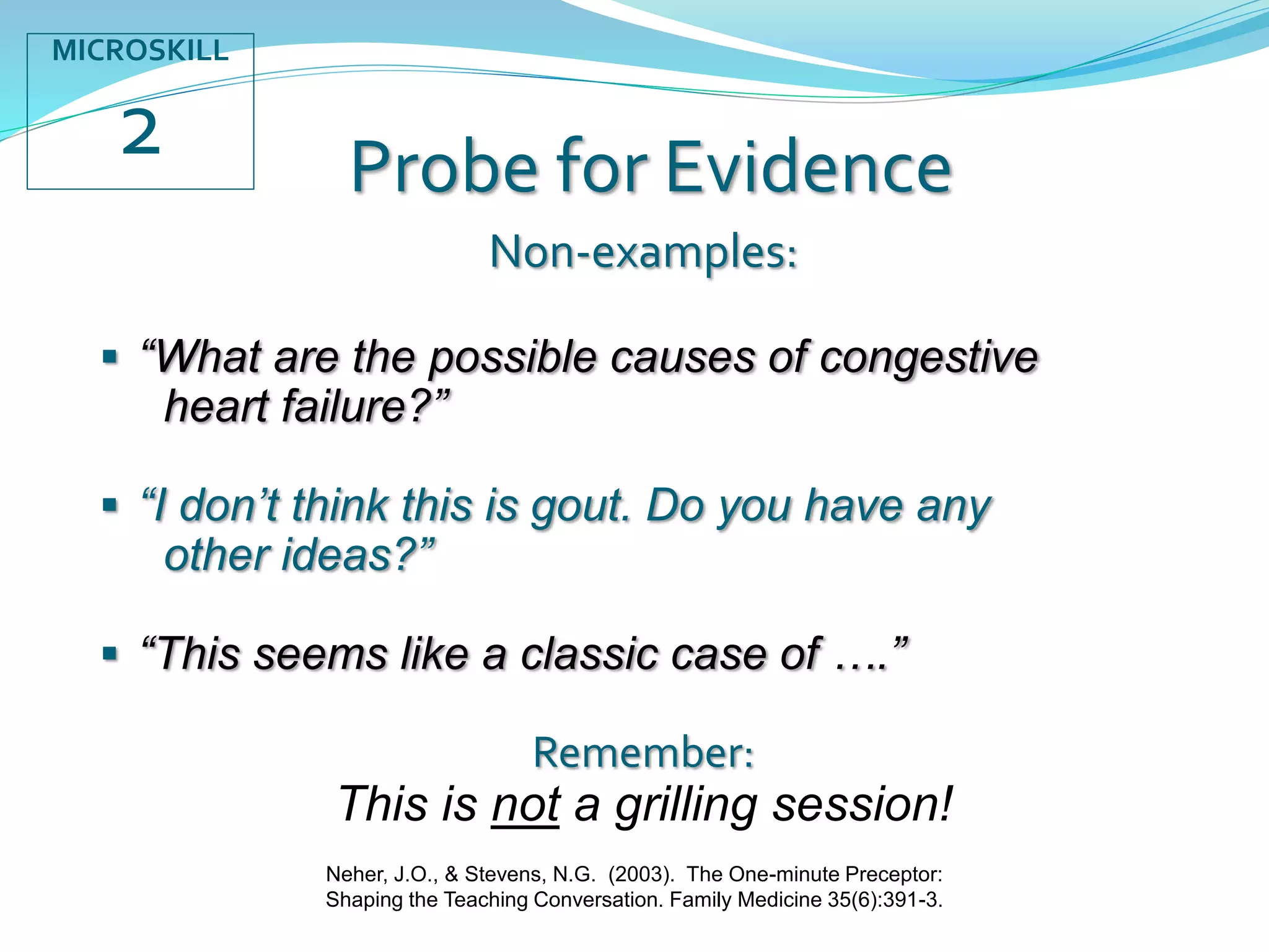 The ONE-MINUTE PRECEPTOR | PPTX