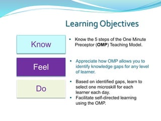 The ONE-MINUTE PRECEPTOR | PPTX