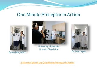 The ONE-MINUTE PRECEPTOR | PPTX