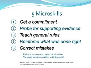 The ONE-MINUTE PRECEPTOR | PPTX