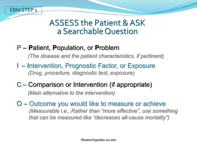 Tucson Medical Center - Guidelines for teaching EBM in your practice ...