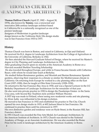 Thomas church | PPTX