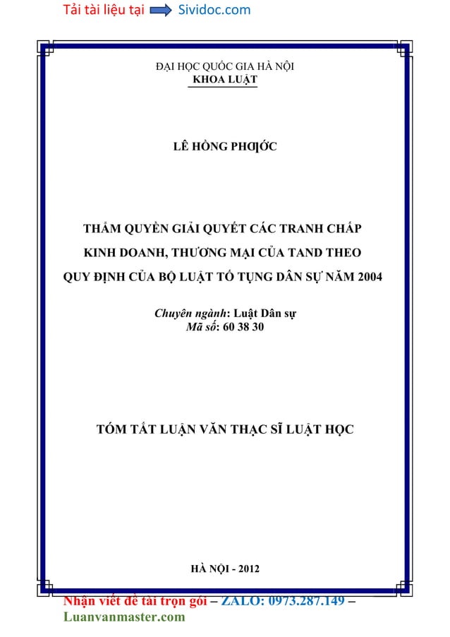 Thẩm Quyền Giải Quyết Các Tranh Chấp Kinh Doanh Thương Mại Của Tand Theo Quy Định Của Bộ Luật