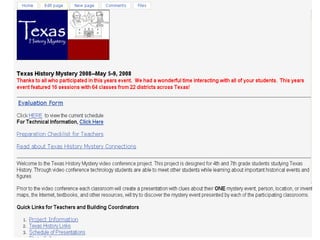 Texas History Mystery | PPT