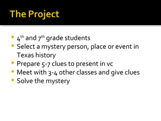 Texas History Mystery | PPT