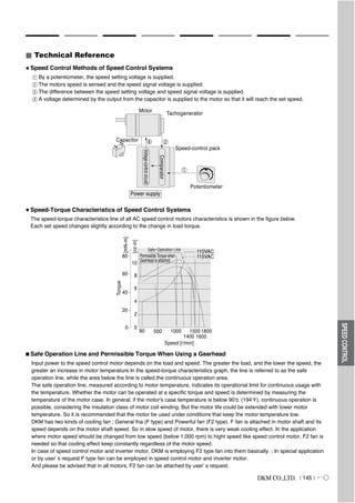 Thông số kỹ thuật bộ điều khiển tốc độ DKM catalogue speed control DKM | PDF