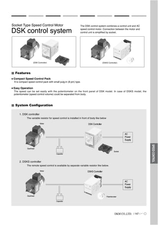 Thông số kỹ thuật bộ điều khiển tốc độ DKM catalogue speed control DKM ...