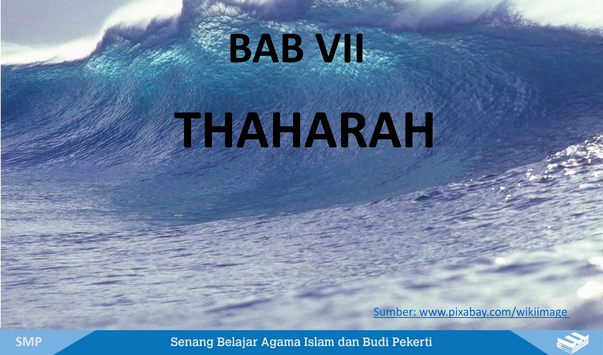 Thoharoh BAB DELAPAN MATERI TENTANG BERSUCI | PPT