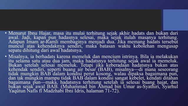 MATERI TENTANG THOHAROH / BESUCI (ISTINJA’).pptx