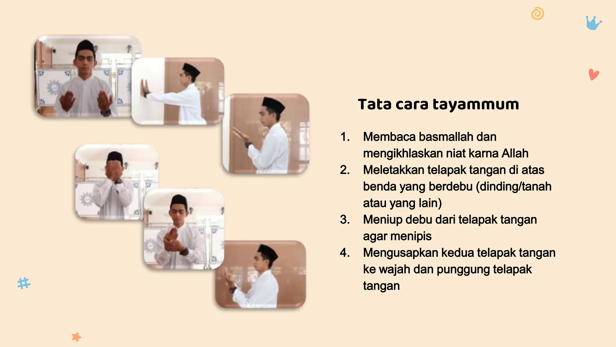thoharoh (bersuci) yang terdiri dari wudhu dan tayamum | PPT