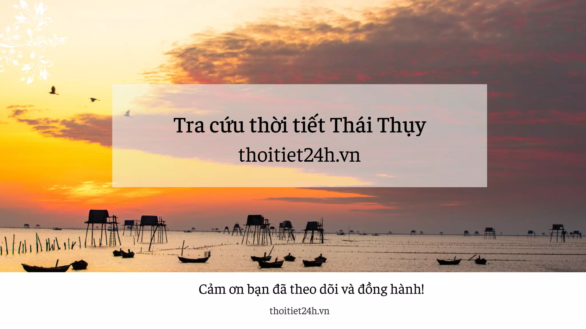 Thoi tiet Thai Thuy Thai Binh | PPT