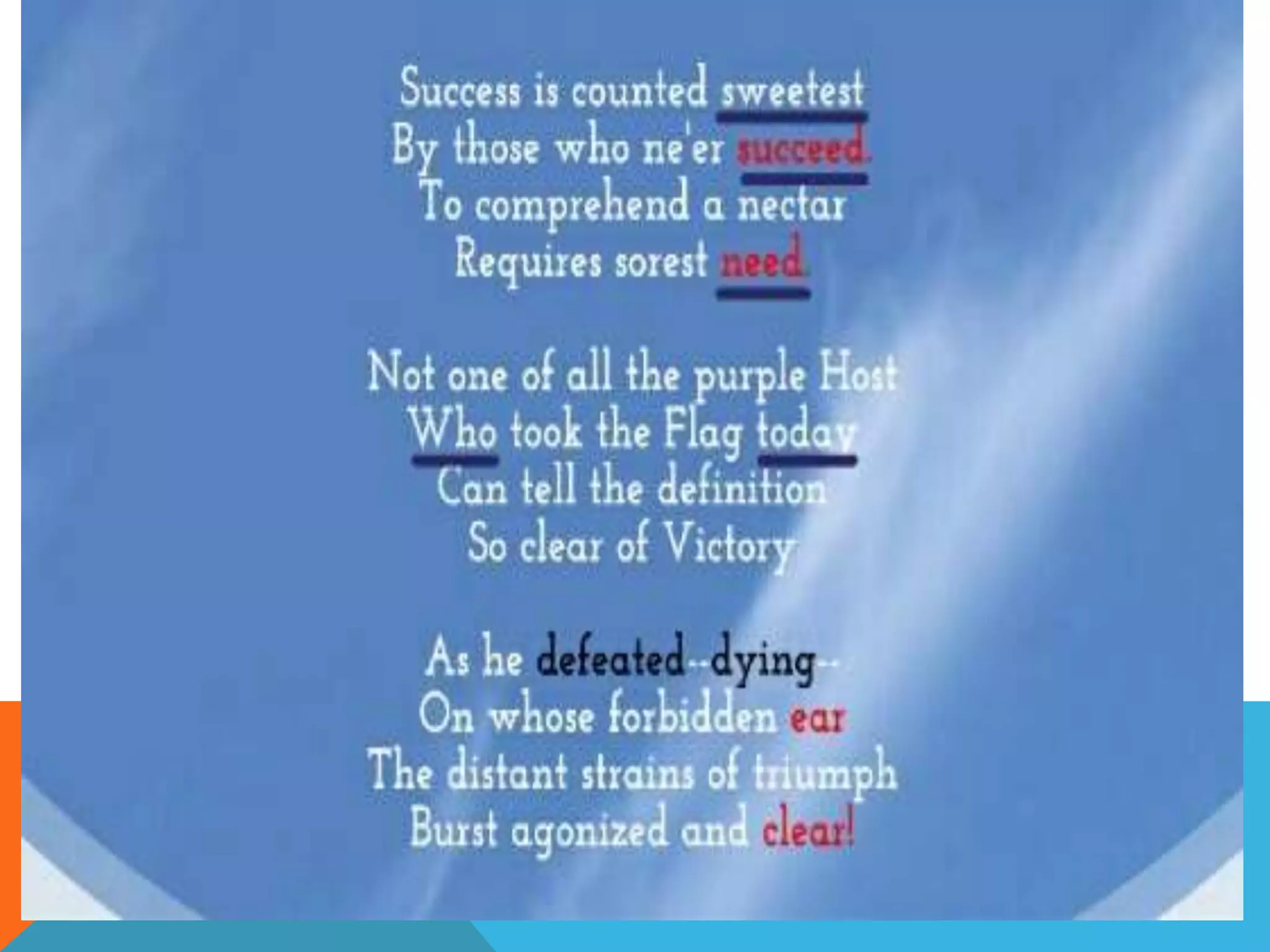 Success is Counted Sweetest | PPTX