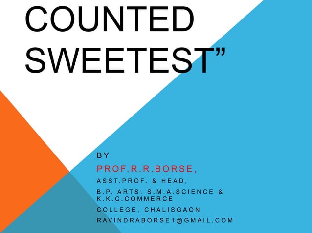 Success is Counted Sweetest | PPTX