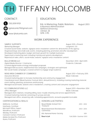Mission Driven Marketing Manager | PDF