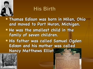 Thomas Edison from ronvinkwan | PPT
