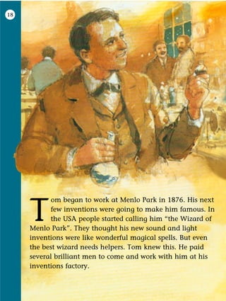 Thomas edison-the-wizard-inventor by haydn middleton-oxford book | PDF