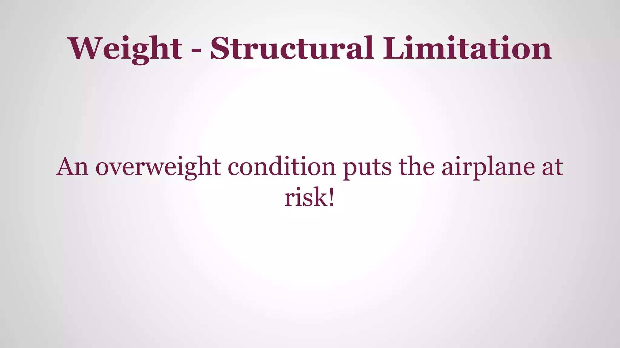 Aircraft Weight & Balance | PPTX