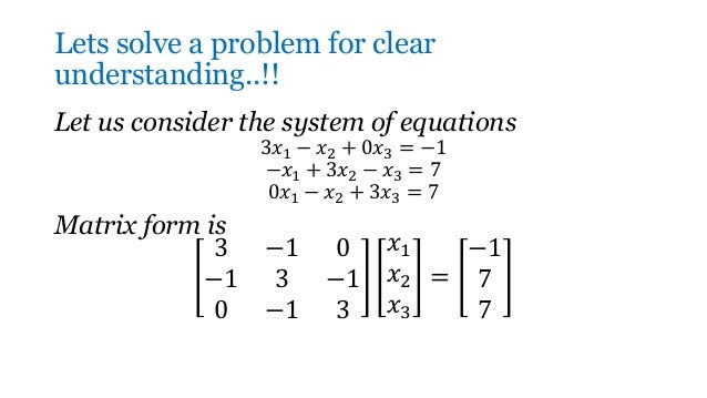 Thomas Algorithm 7697