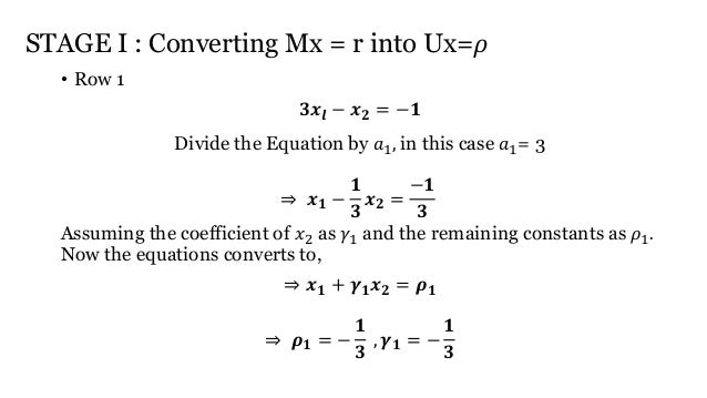 Thomas Algorithm 9027