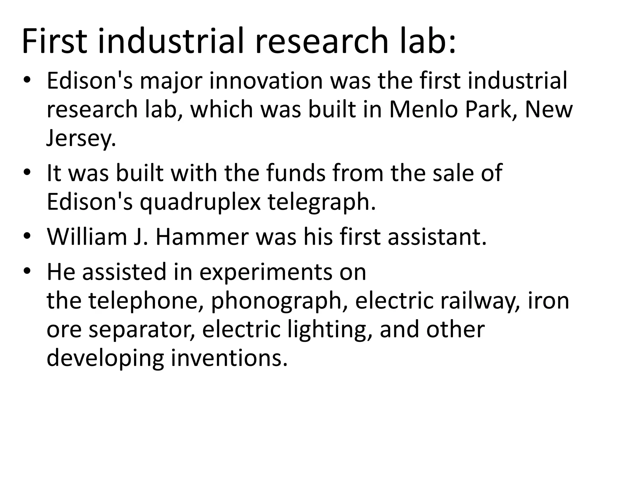 Thomas alva edison | PPTX