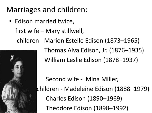 Thomas alva edison | PPTX | Homeschooling | Education