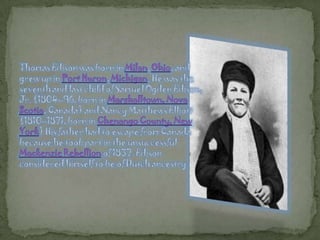 Thomas alva edison | PPT