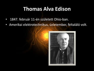 Thomas alva edison | PPT