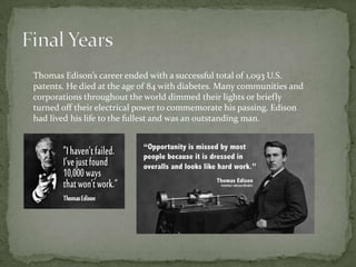 Thomas Alva Edison | PPTX