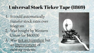 The Wizard of Menlo Park : Thomas Alva Edison | PPT