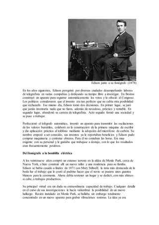 Thomas alva edison | DOCX
