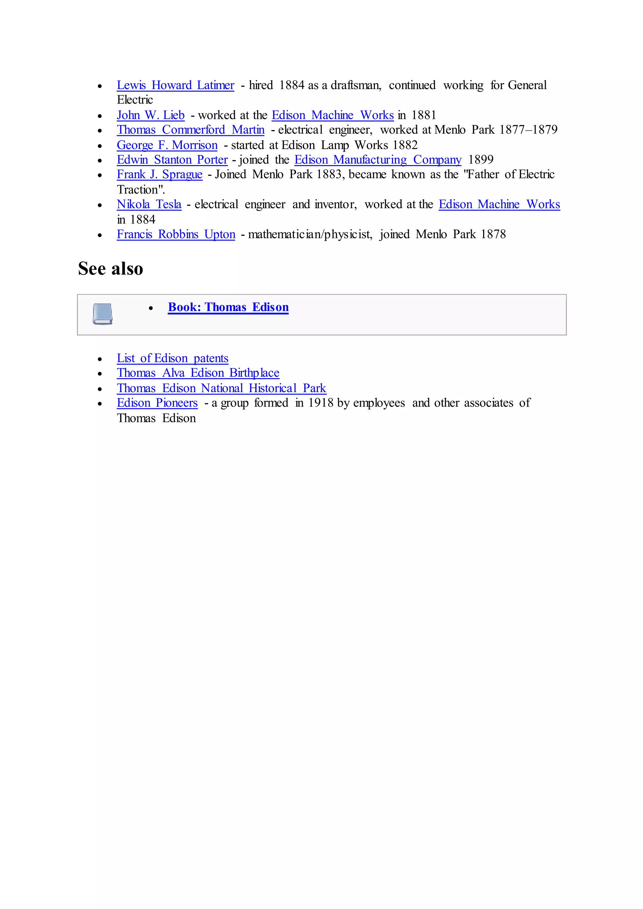 Thomas alva edison | DOCX