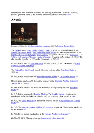 Thomas alva edison | DOCX