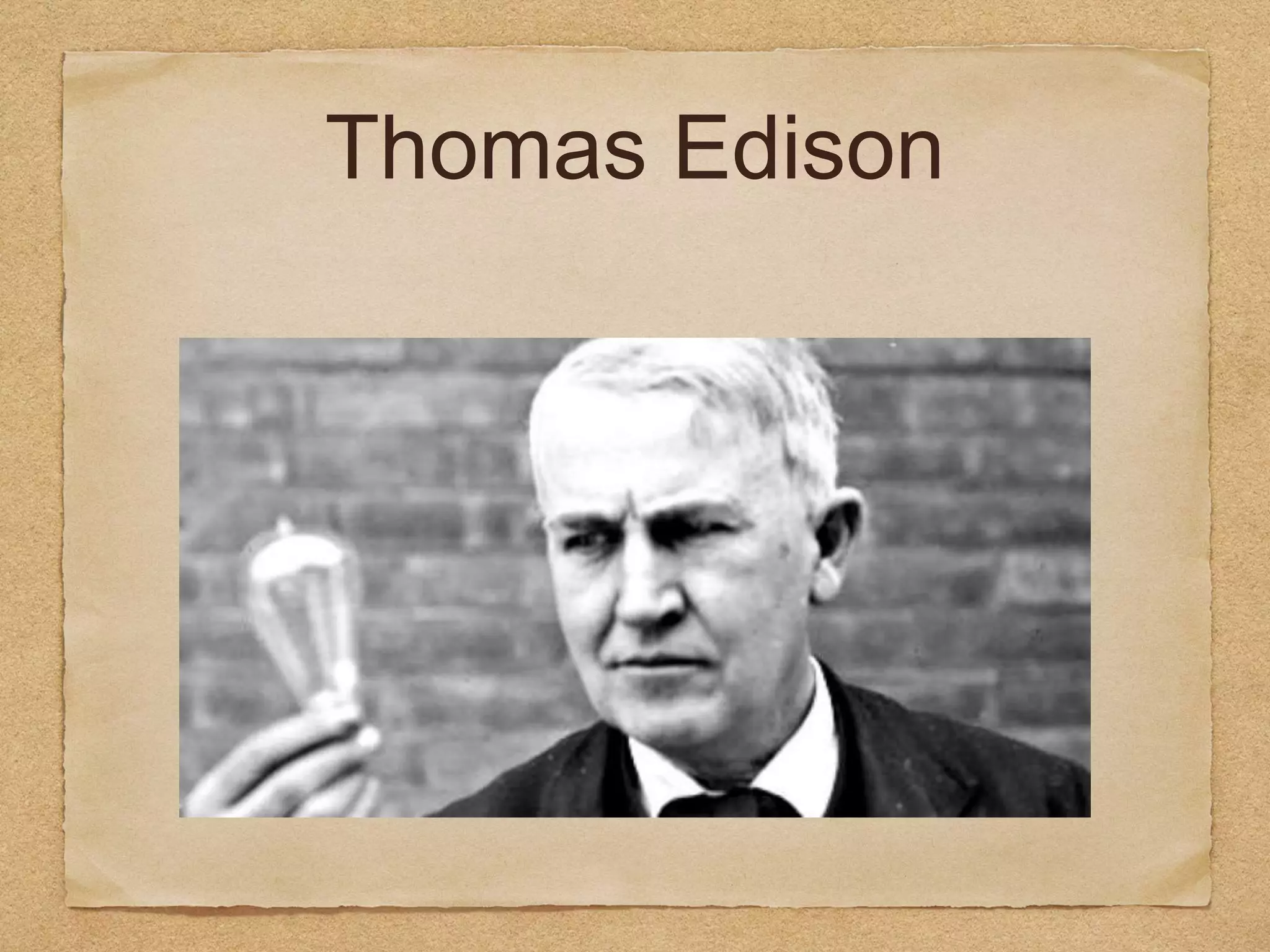 Thomas Alva Edison | PPTX