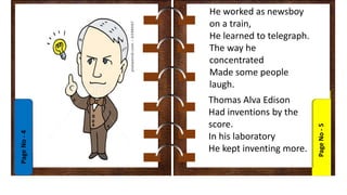 Thomas alva edison poem | PPTX