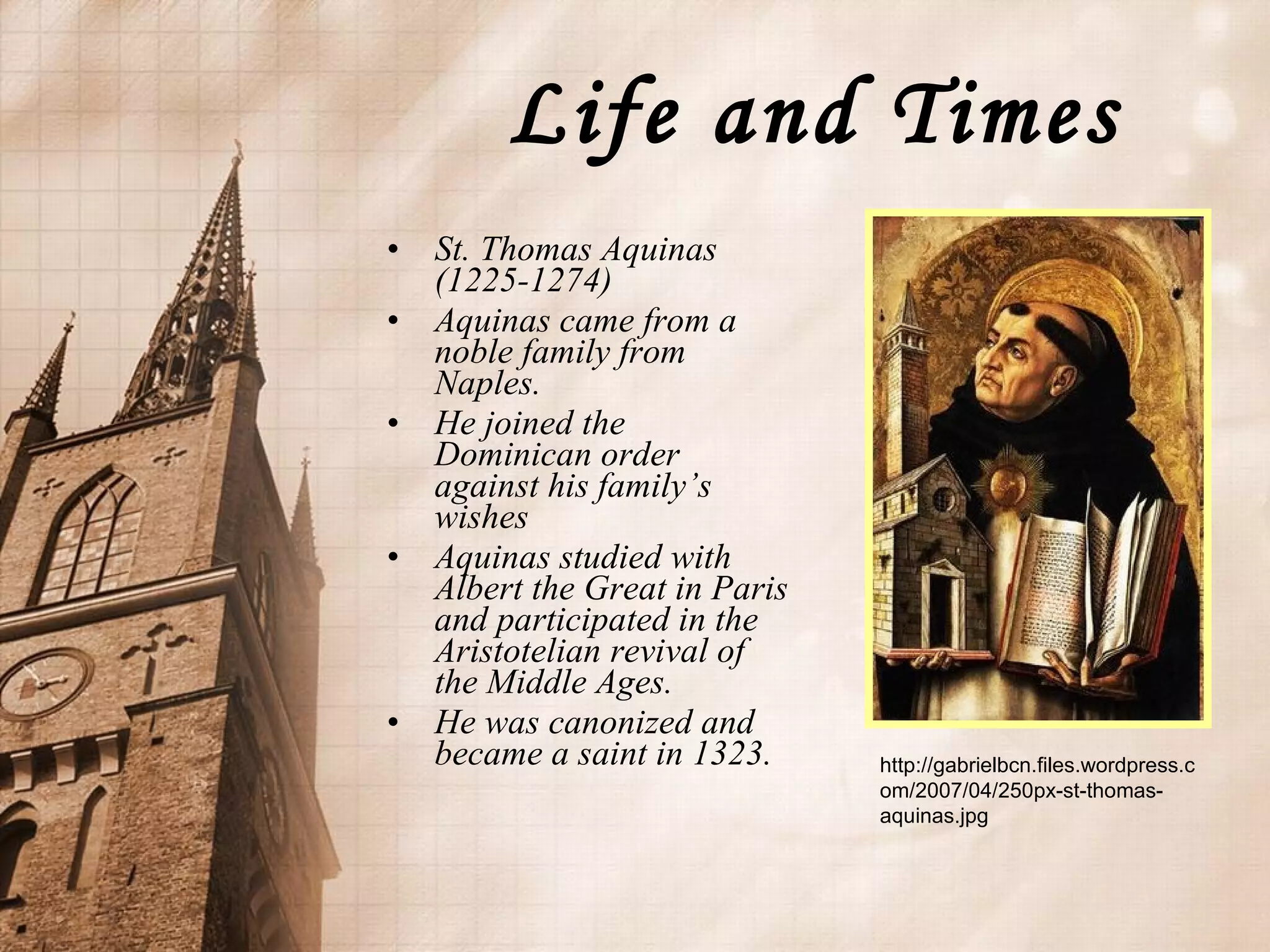 Thomas Aquinas | PPT