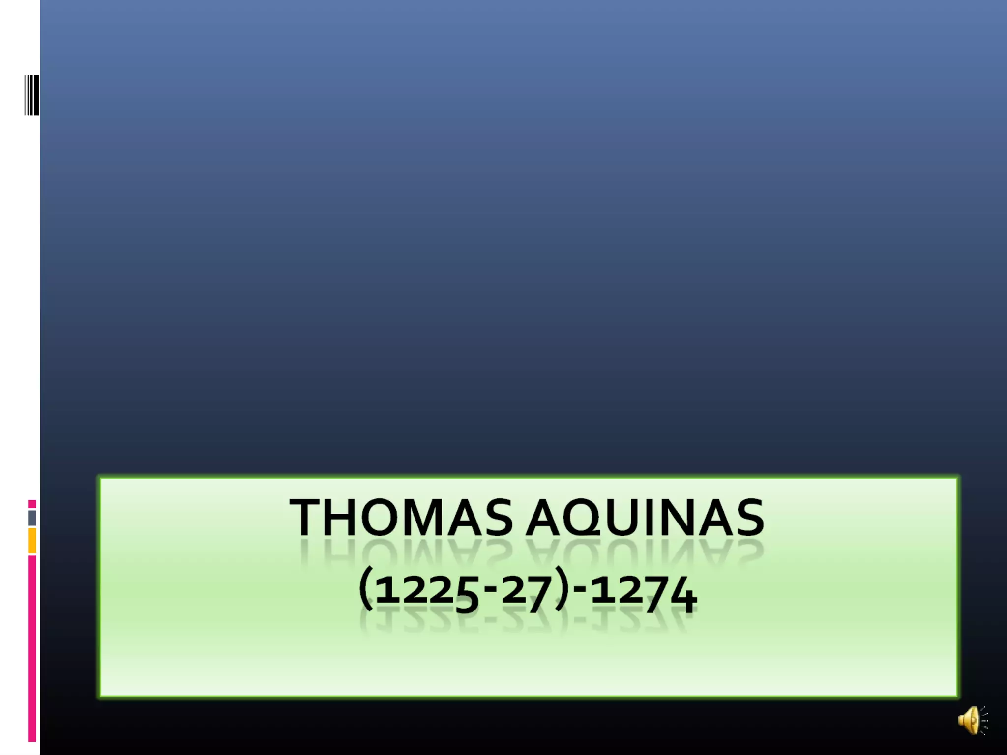 Thomas aquinas | PPT