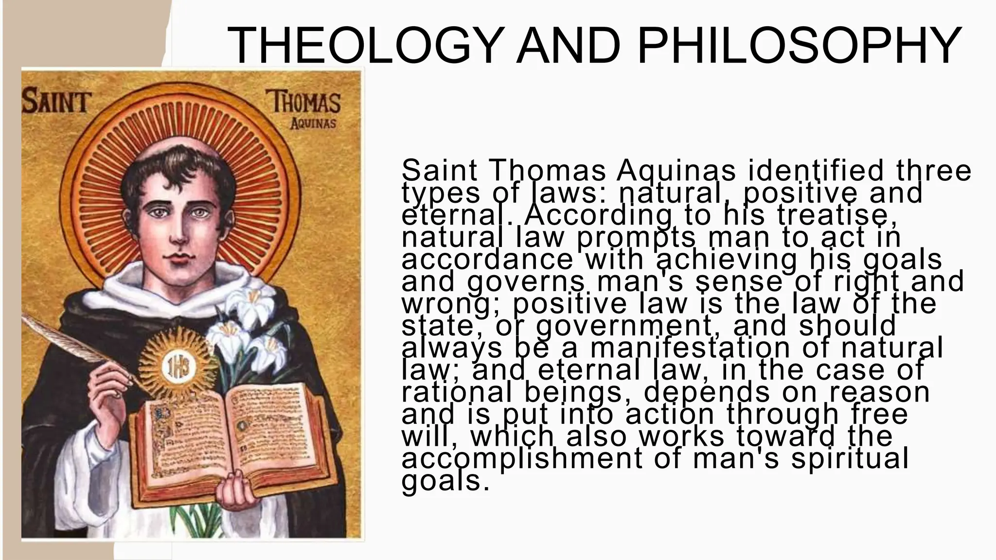 "Thomas Aquinas" life, works, educations | PPTX