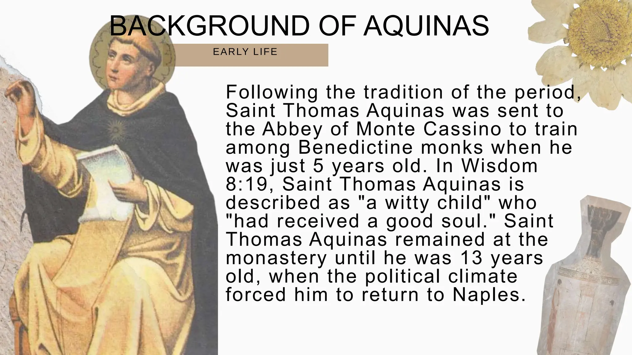 "Thomas Aquinas" life, works, educations | PPTX