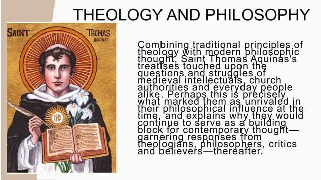 "Thomas Aquinas" life, works, educations | PPTX