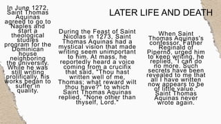 "Thomas Aquinas" life, works, educations | PPTX
