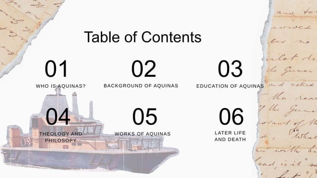 "Thomas Aquinas" life, works, educations | PPTX