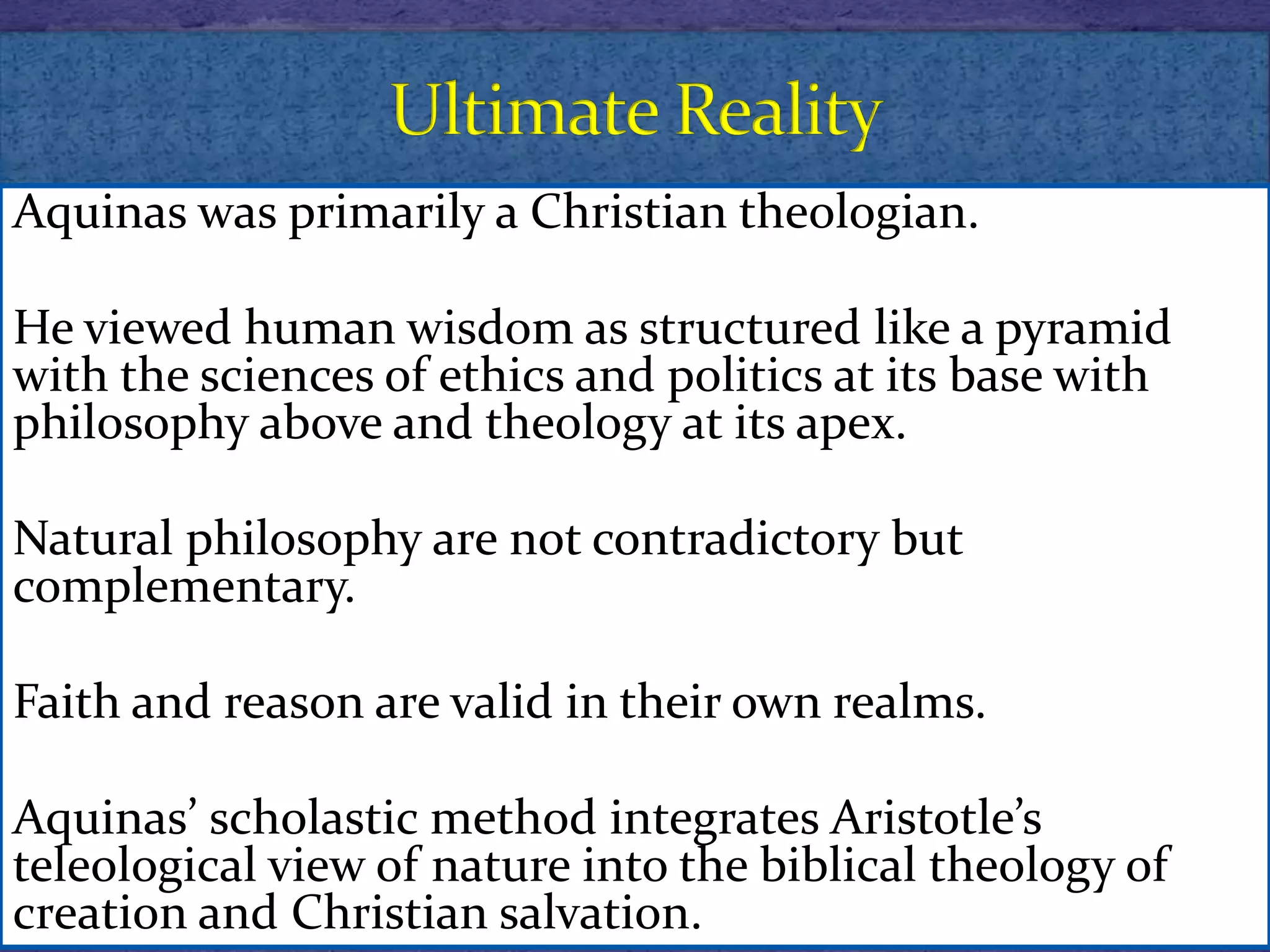 St. Thomas Aquinas (1225 1274) | PPTX