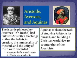 Aquinas Aristotle