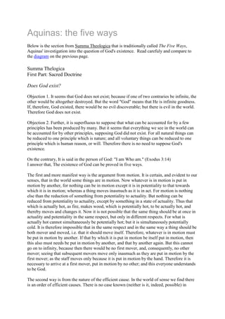 Thomas aquinas 5 | PDF