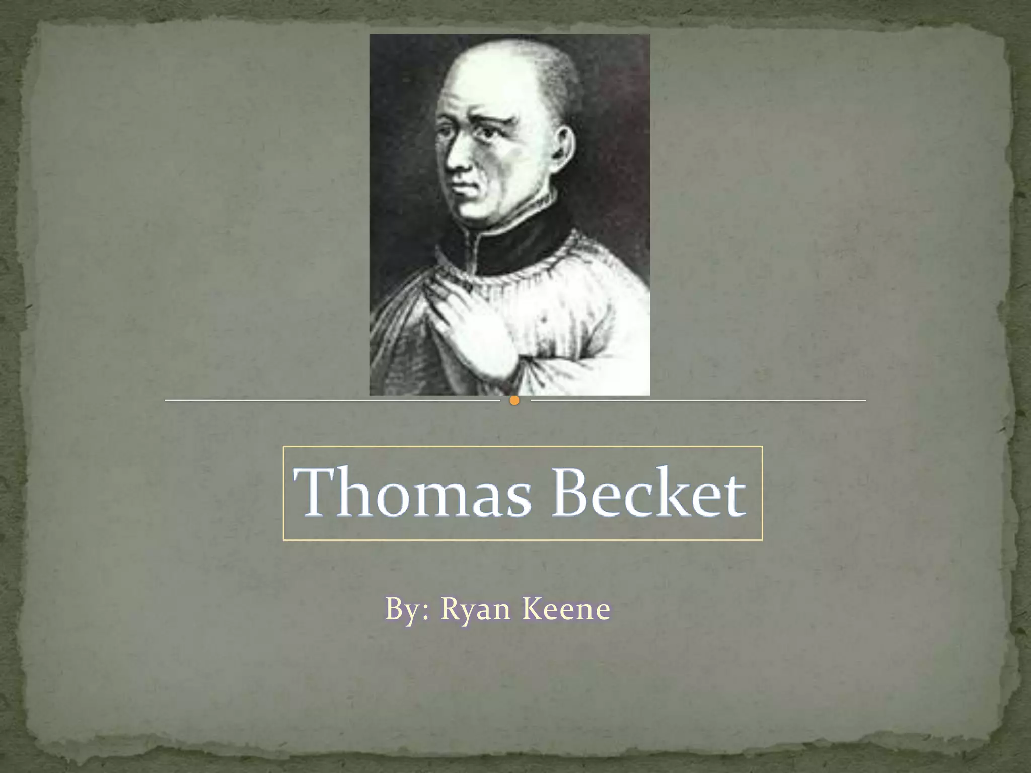 Thomas becket | PPTX